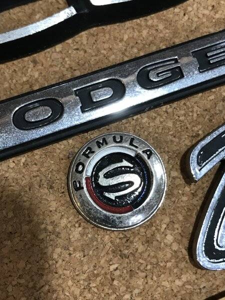 Has anyone seen this Formula S "interior" emblem? | For A Bodies Only ...