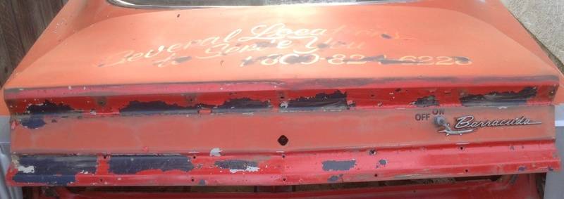 1968 Barracuda Tail Panel | For A Bodies Only Mopar Forum