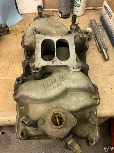 [SOLD] - Edelbrock LD4B Intake Manifold 2836139 $125.00 | For A Bodies ...