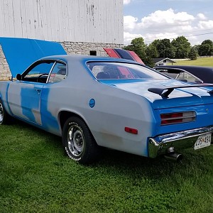 Basin street Blue (Petty Blue) 1972 Duster340 | For A Bodies Only Mopar ...